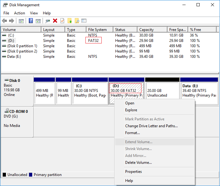 Solve Extend C Drive Greyed Out in Windows Server and PC.