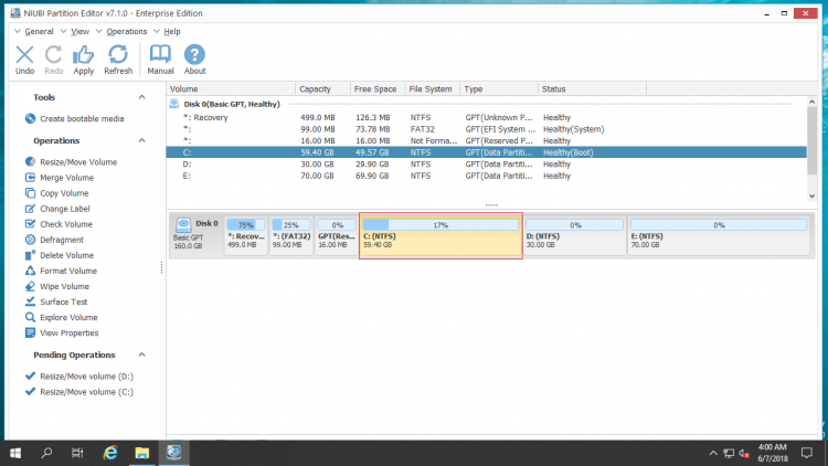 Guide to shrink disk partition/volume on Windows Server 2019.