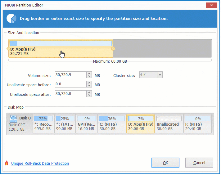 ¿Cómo fusionar particiones no adyacentes en Windows PC & Server?